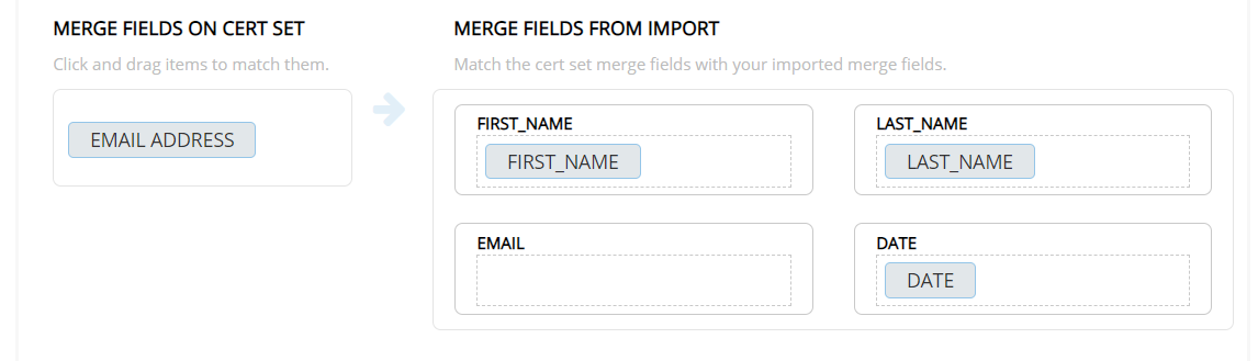 What’s does INSERT MERGE FIELD in the Certificate Builder mean ...