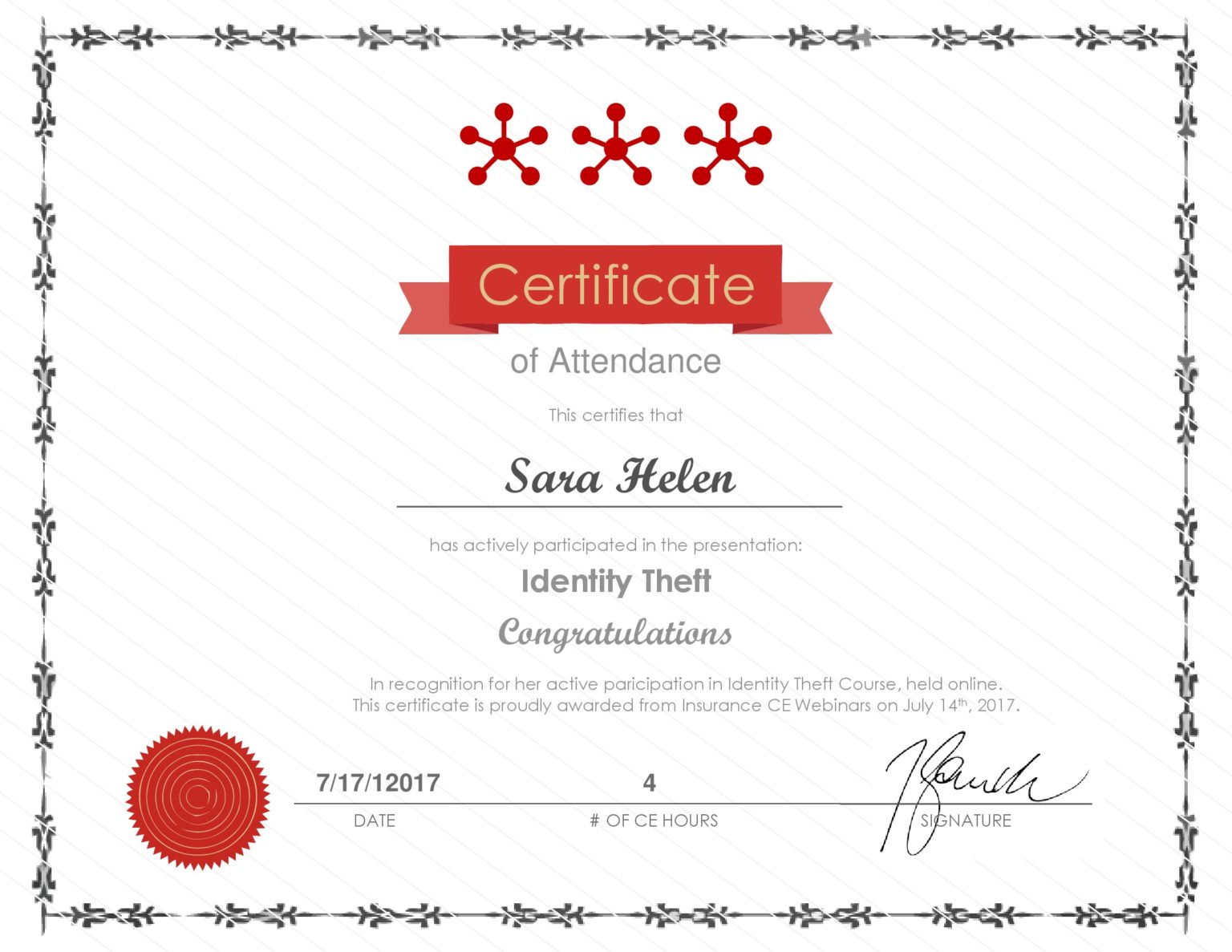 Certificate of Completion Awards | SimpleCert®