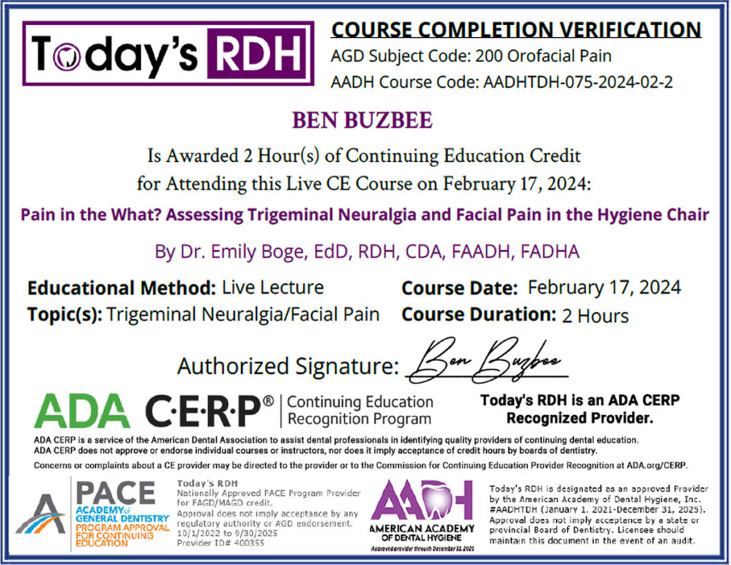 Certificates of Continuing Education - SimpleCert