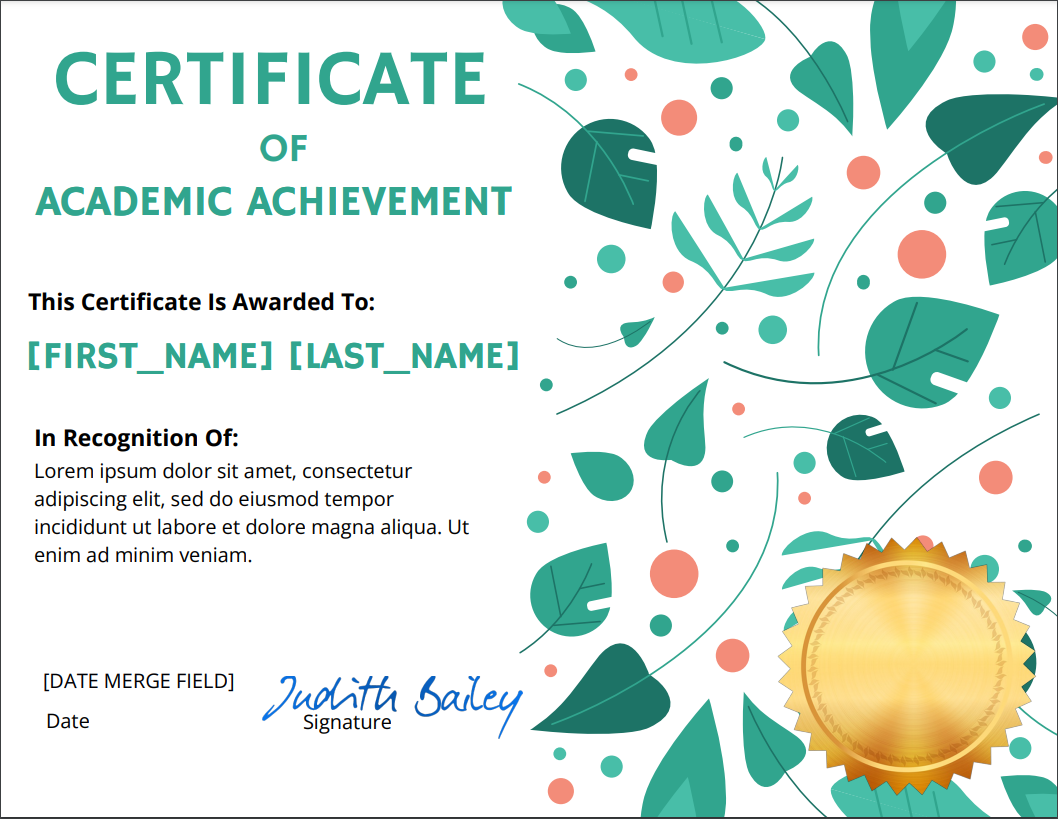 Webinar Certificate Templates | SimpleCert®